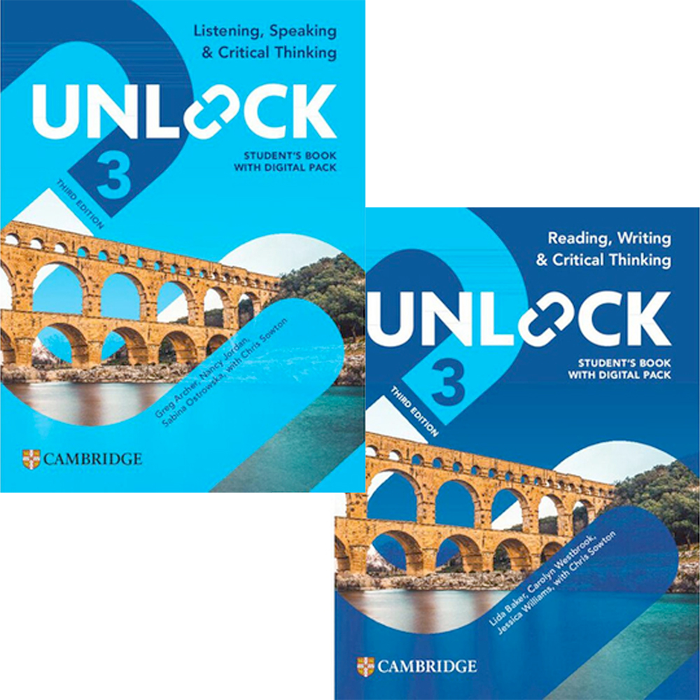 انلوك ٣ قراءة واستماع | Unlock 3 Reading & Listening - مكتبة دار حافظ